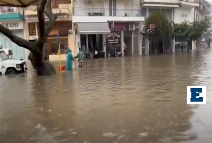 Σφοδρό το πέρασμα της κακοκαιρίας από την Αριδαία: Μεγάλες πλημμύρες ...
