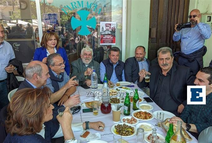 Ντόρα Μπακογιάννη και Παύλος Πολάκης... στο ίδιο τραπέζι στα Χανιά | Έθνος