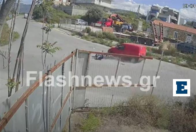 Τροχαίο στα Χανιά: Νέο σοκαριστικό βίντεο – Το φορτηγό χτυπά με ...