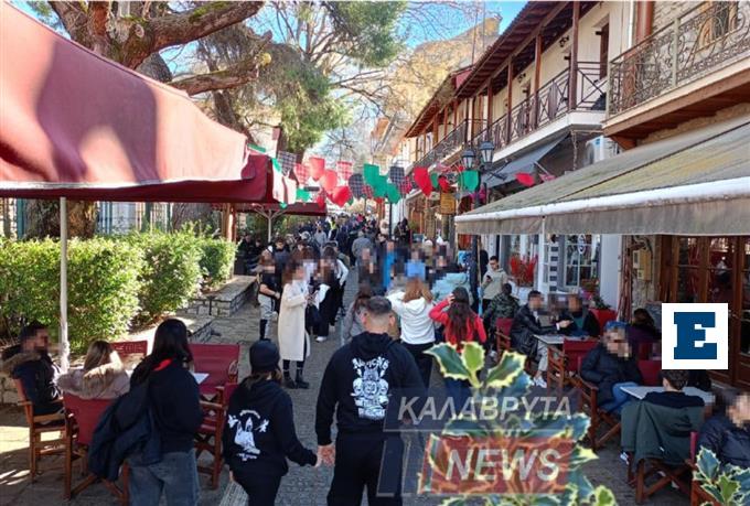 Καλάβρυτα: Το αδιαχώρητο στο χιονοδρομικό κέντρο και στους δρόμους ...