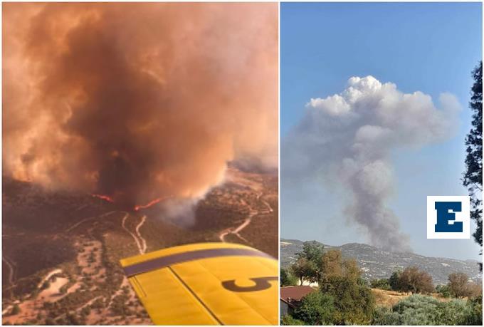 Πύρινος εφιάλτης στην Κύπρο: Πυρκαγιά καίει δύσβατη περιοχή στην ...