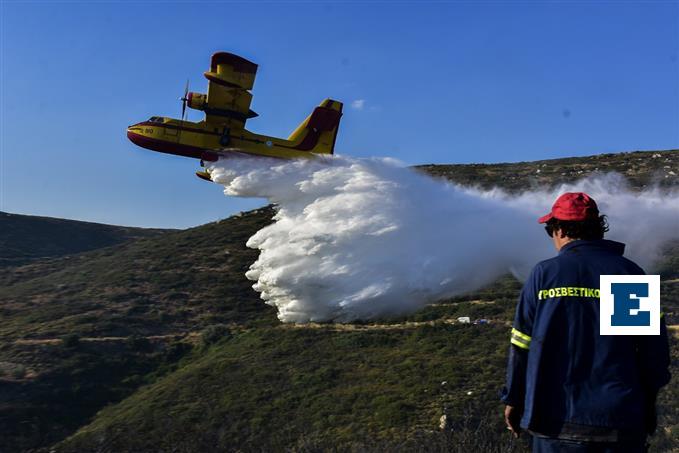 Πυρκαγιά στην Κάτω Αχαΐα - Ισχυροί άνεμοι στην περιοχή | Έθνος