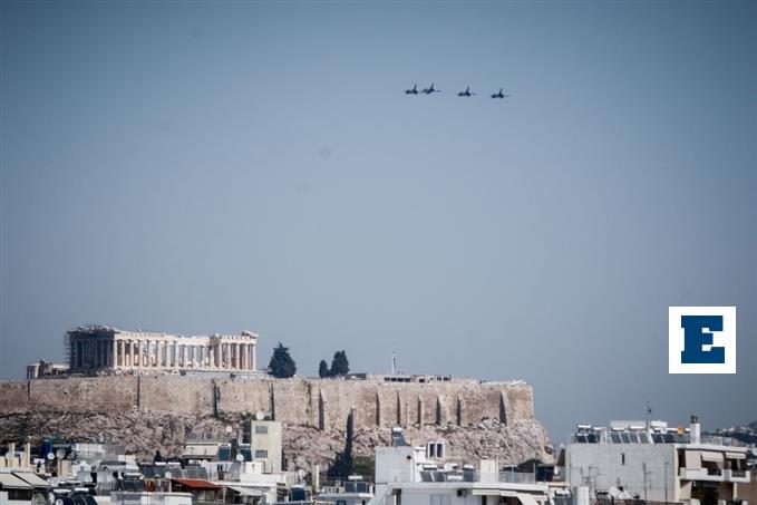 25η Μαρτίου: Τα ελληνικά Rafale στον αττικό ουρανό για παρέλαση για την ...
