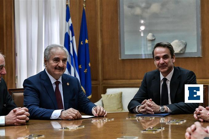 Στη Βουλή ο Χαλίφα Χαφτάρ - Αυτή την ώρα η συνάντηση με τον Μητσοτάκη ...
