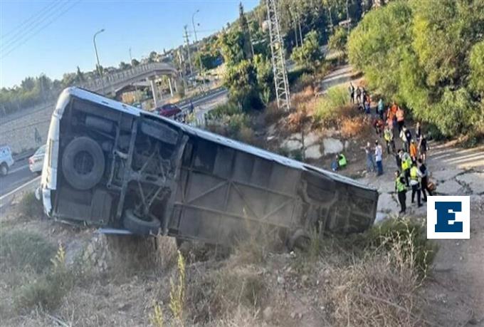 Σοβαρό τροχαίο στο Ισραήλ: Ανετράπη λεωφορείο με μαθητές - Δεκάδες οι ...