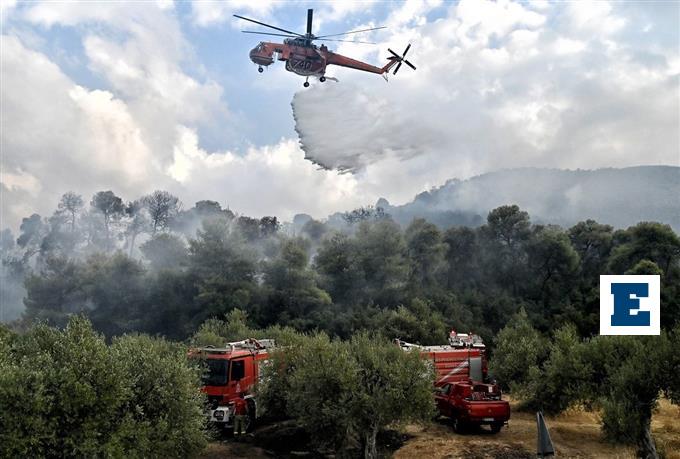 Φωτιά τώρα στα Μέγαρα Αττικής - Κινητοποιήθηκαν και εναέρια μέσα | Έθνος