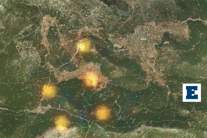 Φωτιά σε Κερατέα, Βίλια: Live η εξέλιξη των πυρκαγιών στην Ελλάδα από ...
