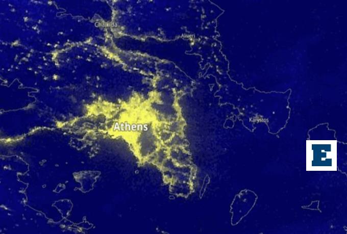 Εντυπωσιακές δορυφορικές εικόνες: Η NASA κατέγραψε τις φωταγωγημένες ...