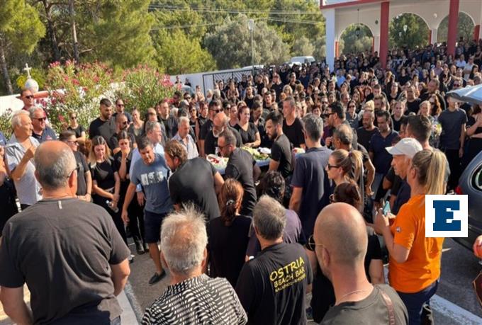 Ρόδος: Οδύνη στην κηδεία του 40χρονου εθελοντή πυροσβέστη ...